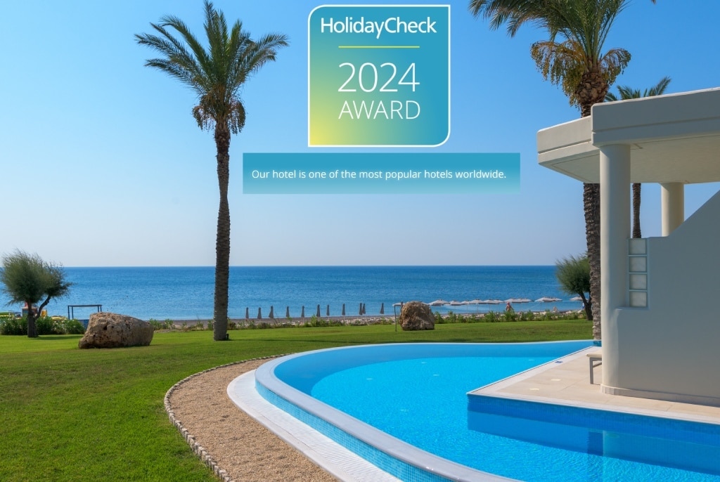 Το Rodos Palladium λαμβάνει το βραβείο HolidayCheck 2024 - Rodos ...